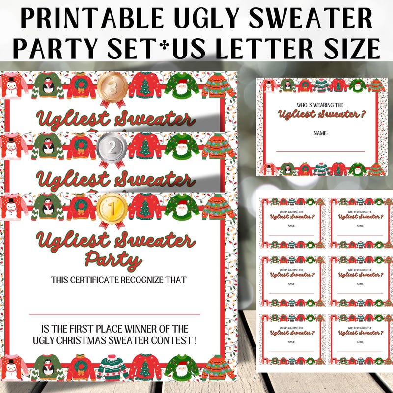 Ugly Sweater Awards - Etsy