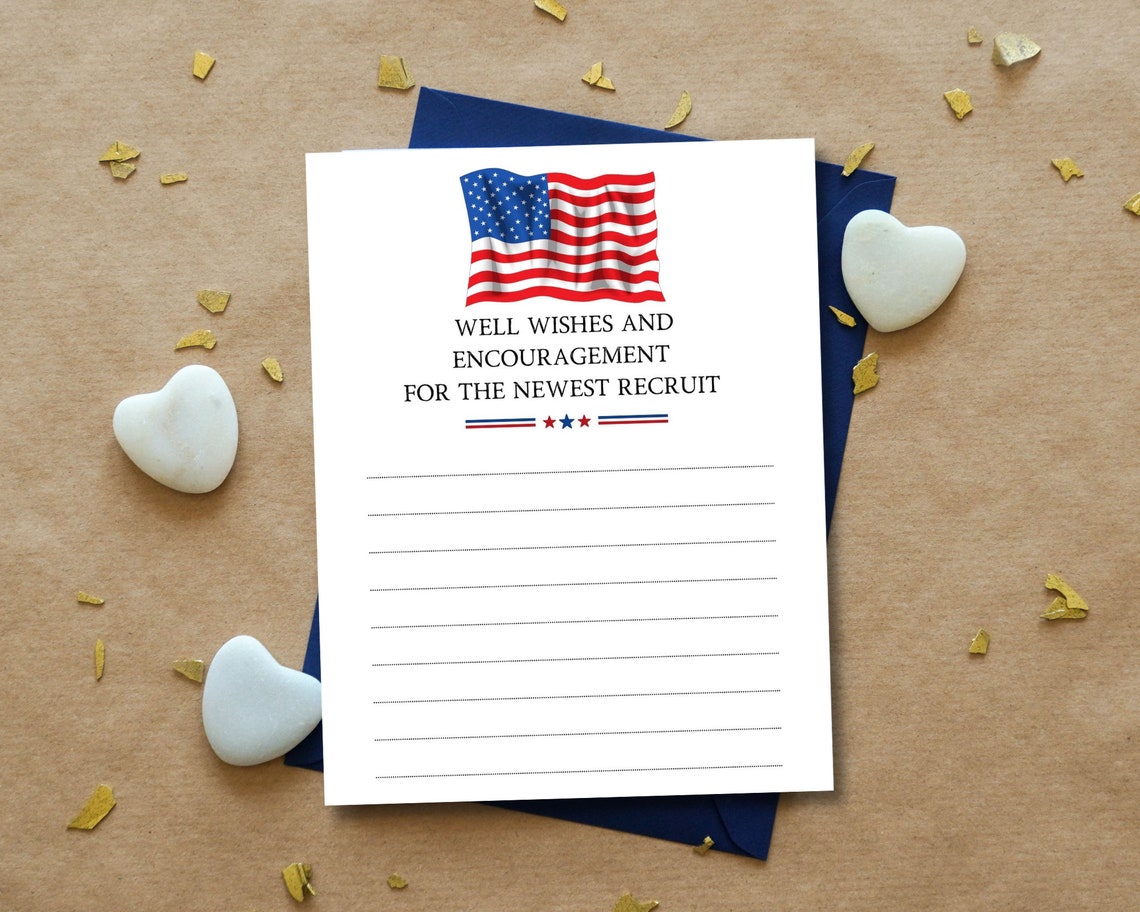 Printable Military Party Bundle USA Flag Military Decor Pack Letters to ...
