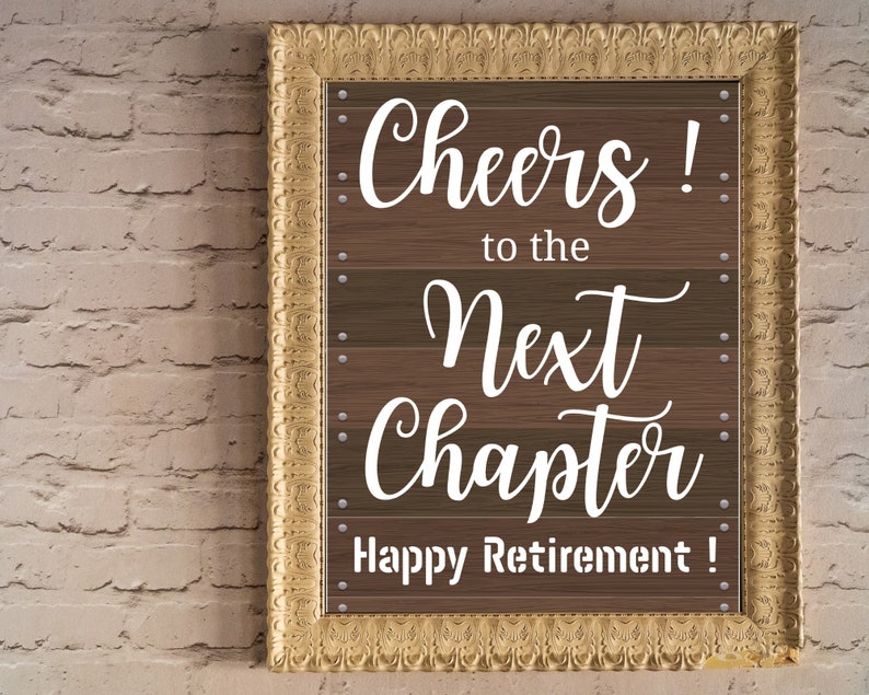 Retirement Party Signs Printable Bundle, Retiring Celebration, Retiring ...