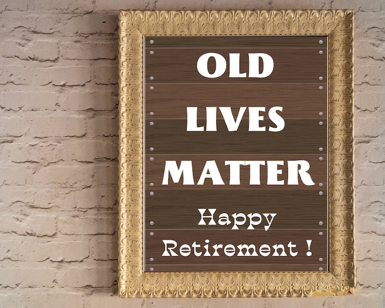 Funny Retirement Party Signs, Celebration Decor (PDF) - Etsy