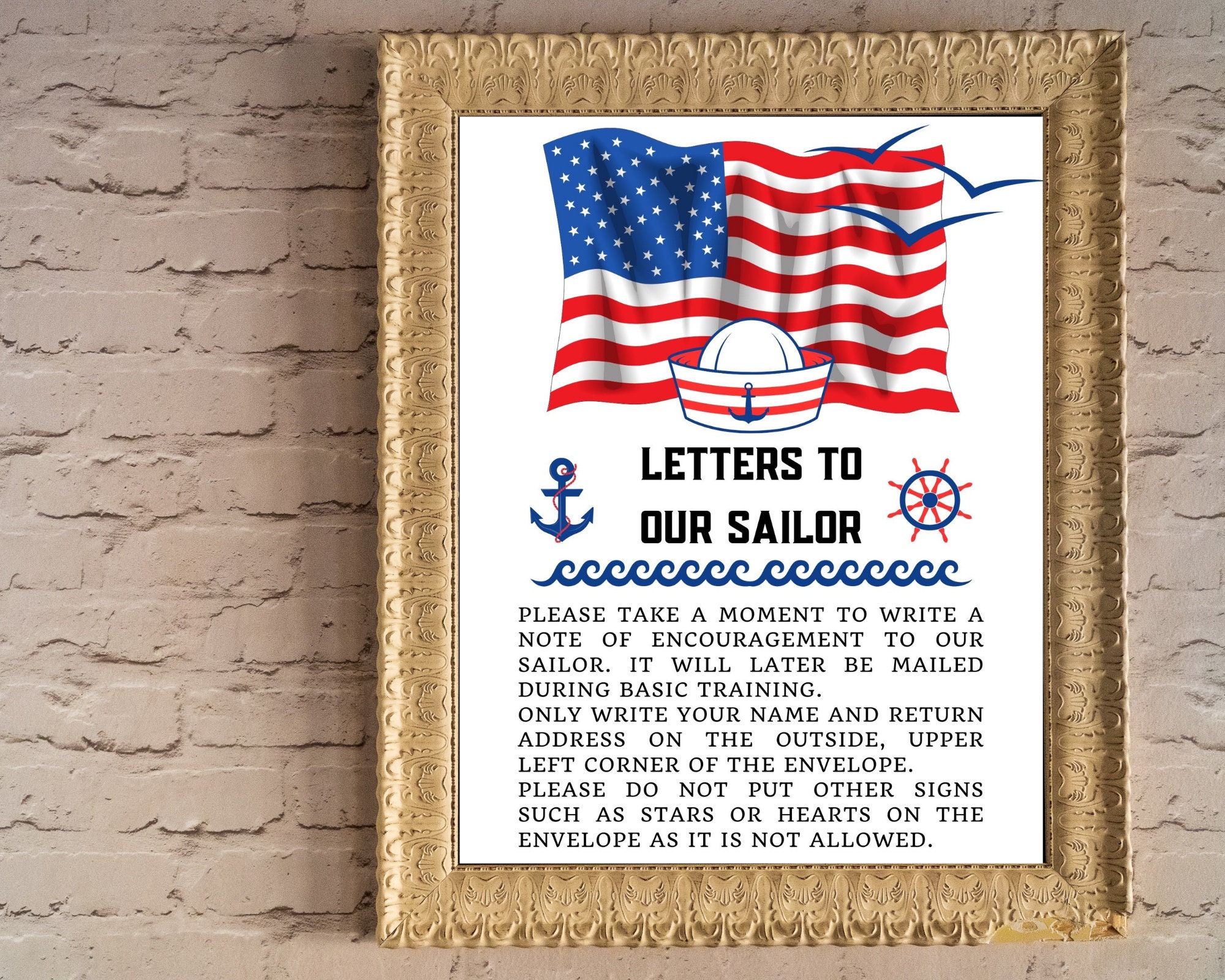 Printable Military Party Bundle, Nautical Sailor Decor (JPG) - Etsy
