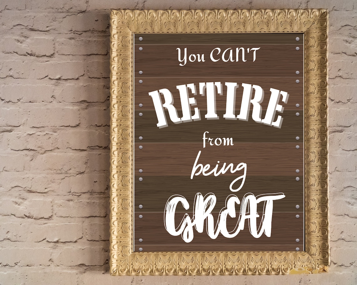 Retirement Party Signs Printable Bundle, Retiring Celebration, Retiring ...