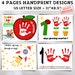 100 Days of School Handprint Craft Set, 100 Days Smarter, 100th Days of ...