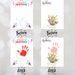 Birthday Handprint Art Craft, DIY Birthday Wish Craft Card Gift ...