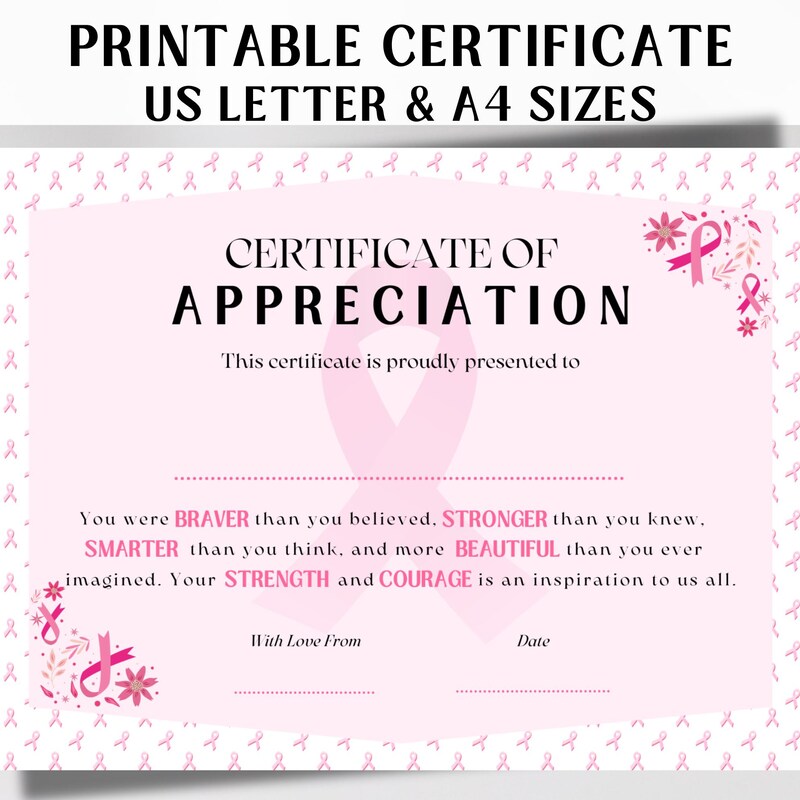 Bingo Certificate Template - Etsy