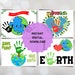 Earth Day Handprint Craft Set, Earth Day Celebration Printable ...