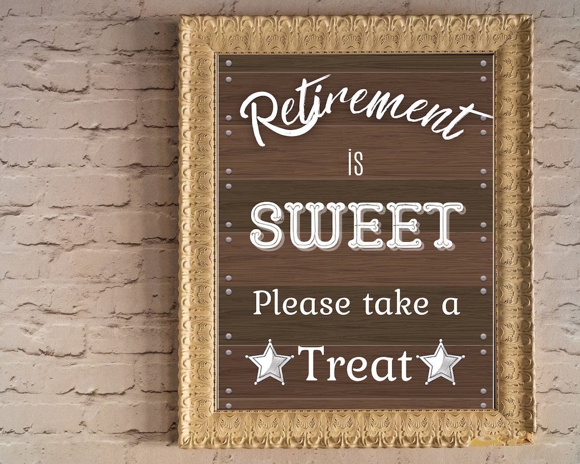 Retirement Party Signs Printable Bundle, Retiring Celebration, Retiring ...