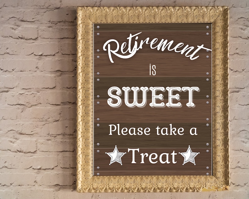 Retirement Party Signs Printable Bundle, Retiring Celebration, Retiring ...