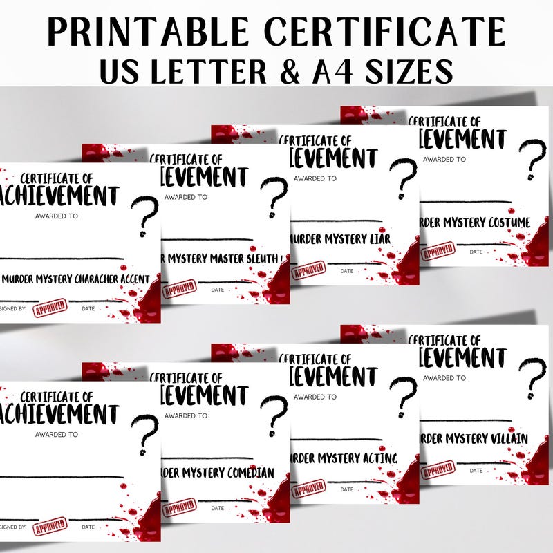 Murder Mystery - Etsy