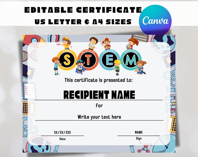 Robotics Award, Robotics Certificates, Certificate of Robotics ...