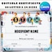 STEM Award Certificate Template, Kids School Appreciation (editable ...