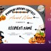 Editable Pumpkin Carving Contest Award Certificate Template, Halloween ...