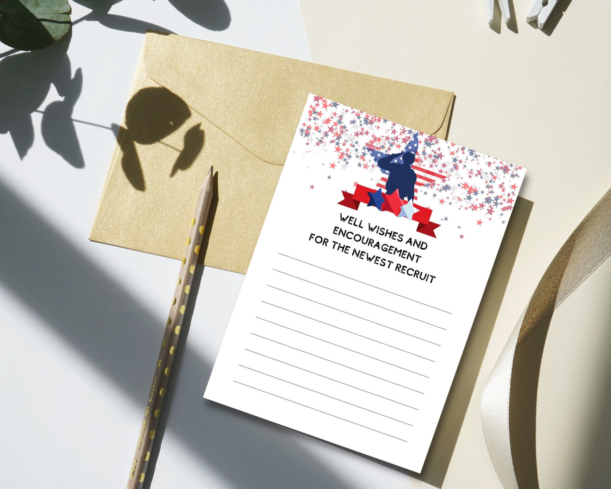 Printable Going Away Party Decor Bundle | USA Patriotic Military ...