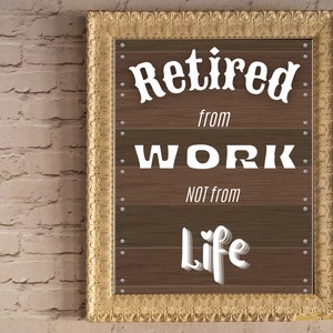 Retirement Party Signs Printable Bundle, Retiring Celebration, Retiring ...