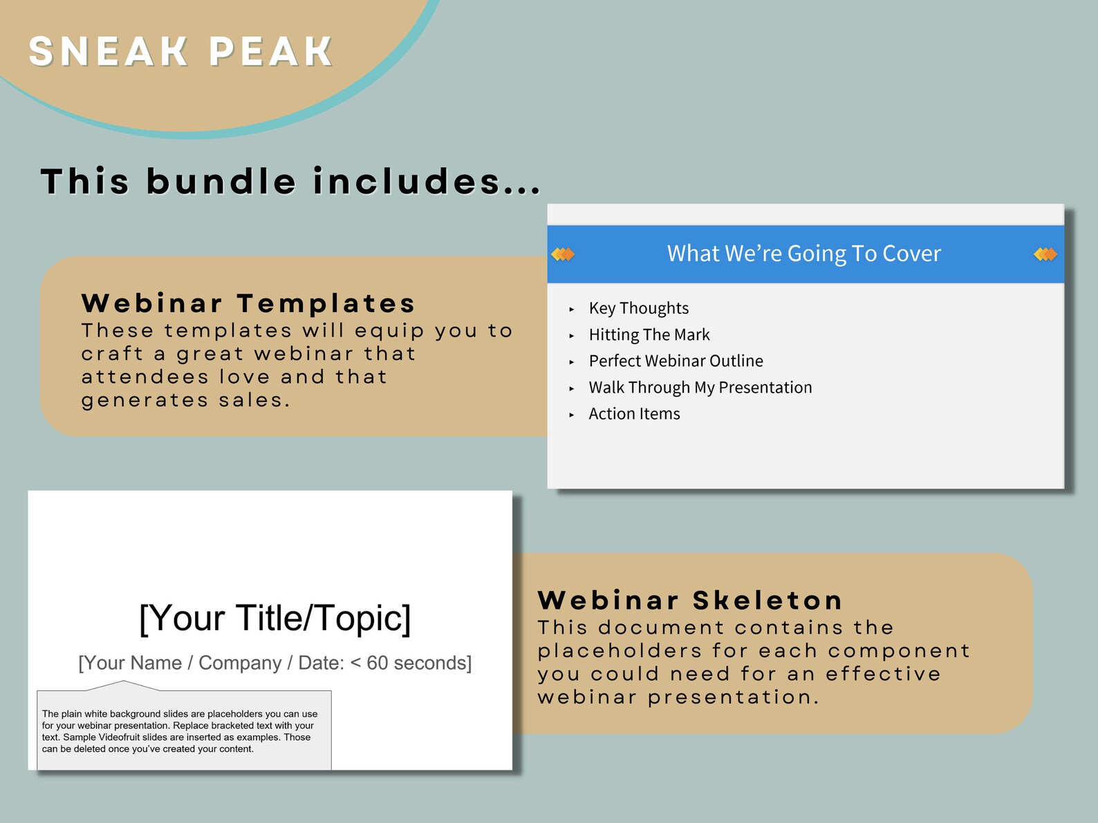 Webinar Kit Includes Webinar Template Slides, Email Sequences for You ...