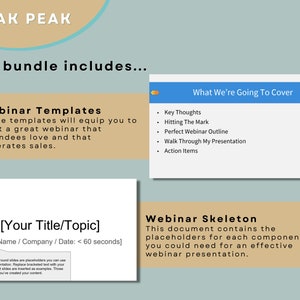 Webinar Kit Includes Webinar Template Slides, Email Sequences for You and Potential Growth ...