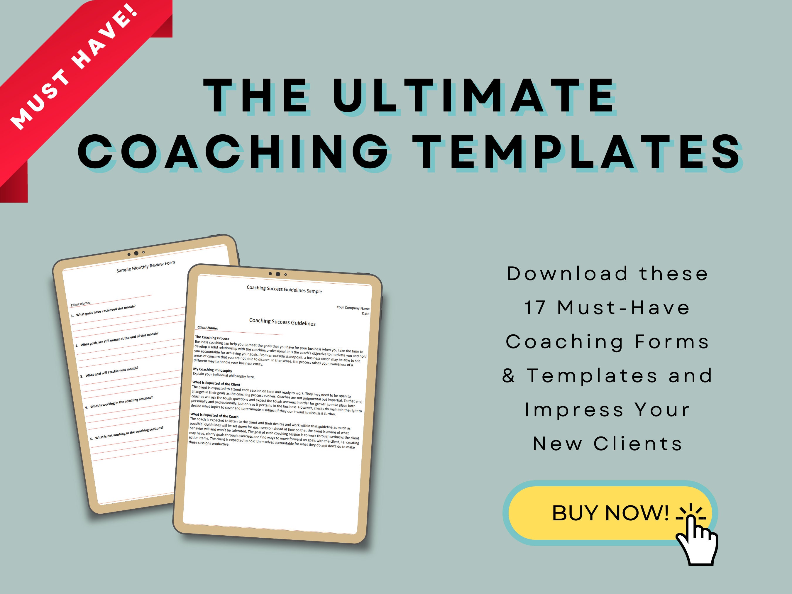 Coaching Forms & Templates Kit - Etsy
