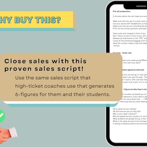 Sales Script Template, Instant Downloadable Excel or Google Sheet ...