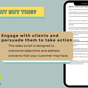 Sales Script Template, Instant Downloadable Excel or Google Sheet ...