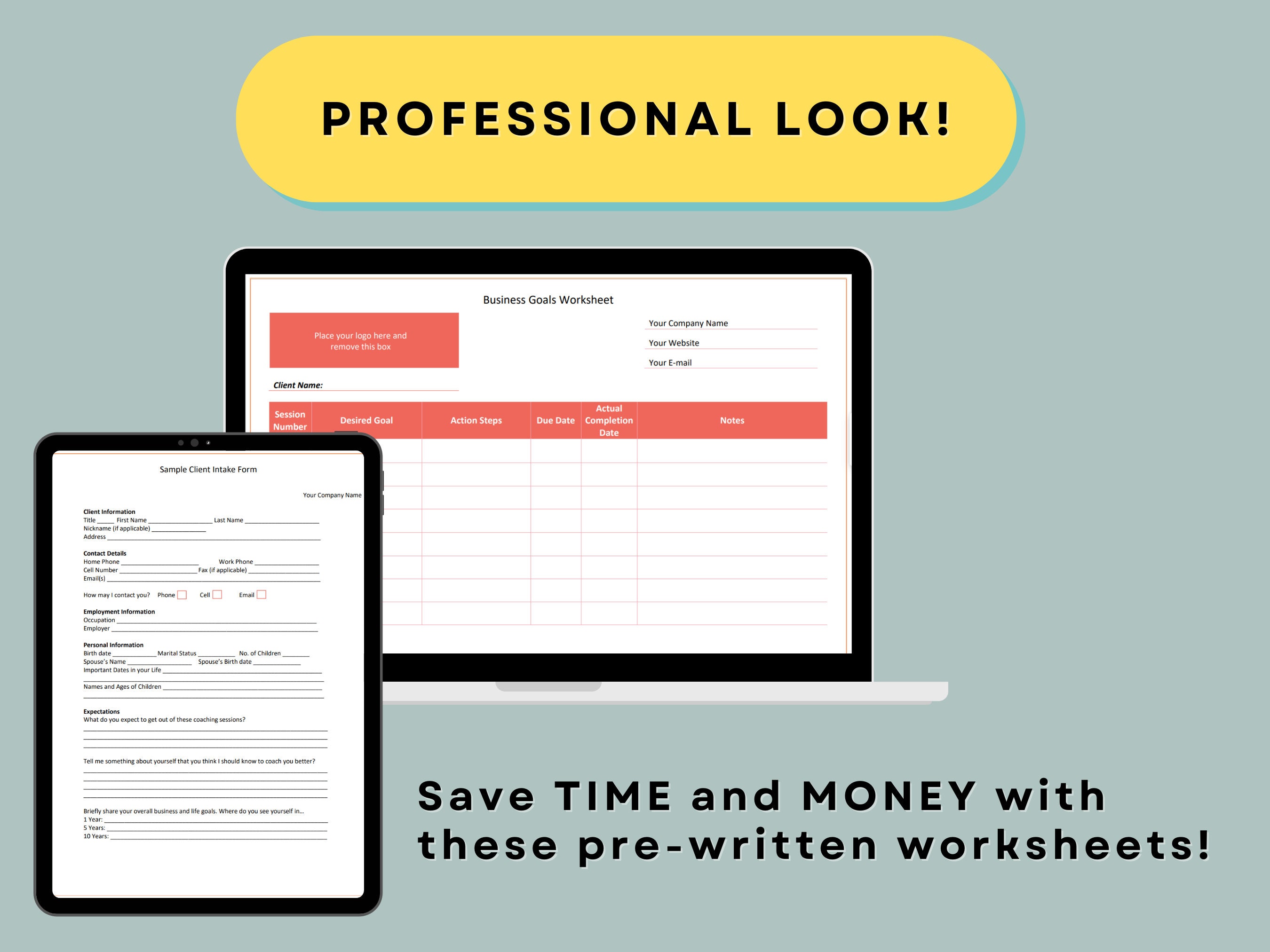 Coaching Forms & Templates Kit - Etsy