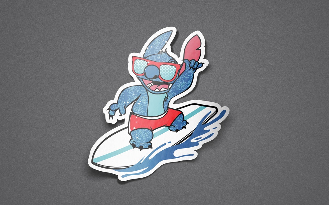 Stitch Surf Shaka - Etsy