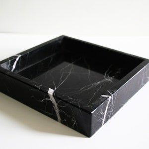 Square Marble Tray, Marble Storage Tray for Home, Tray for Bathroom ...