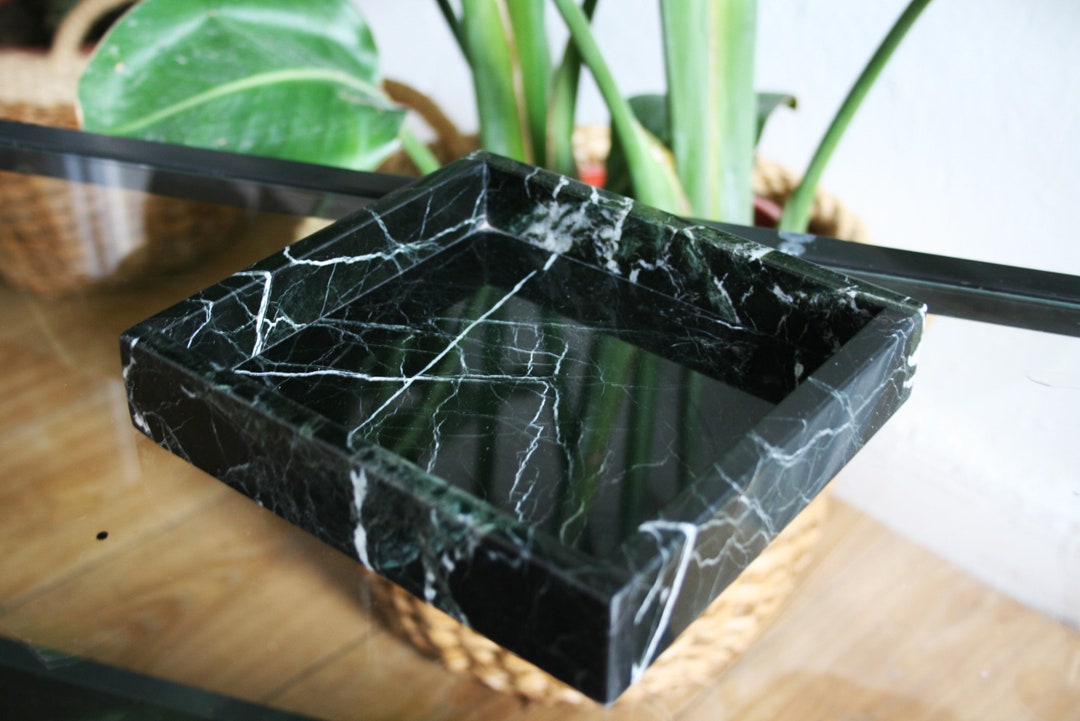 Square Marble Tray, Marble Storage Tray for Home, Tray for Bathroom ...