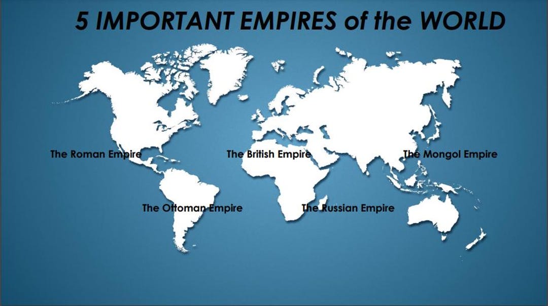 5 IMPORTANT EMPIRES of the WORLD - Etsy