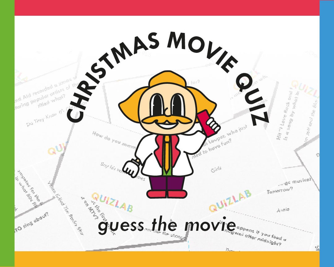 Christmas Movie Trivia Quiz | Holiday Party Game (digital Download) - Etsy