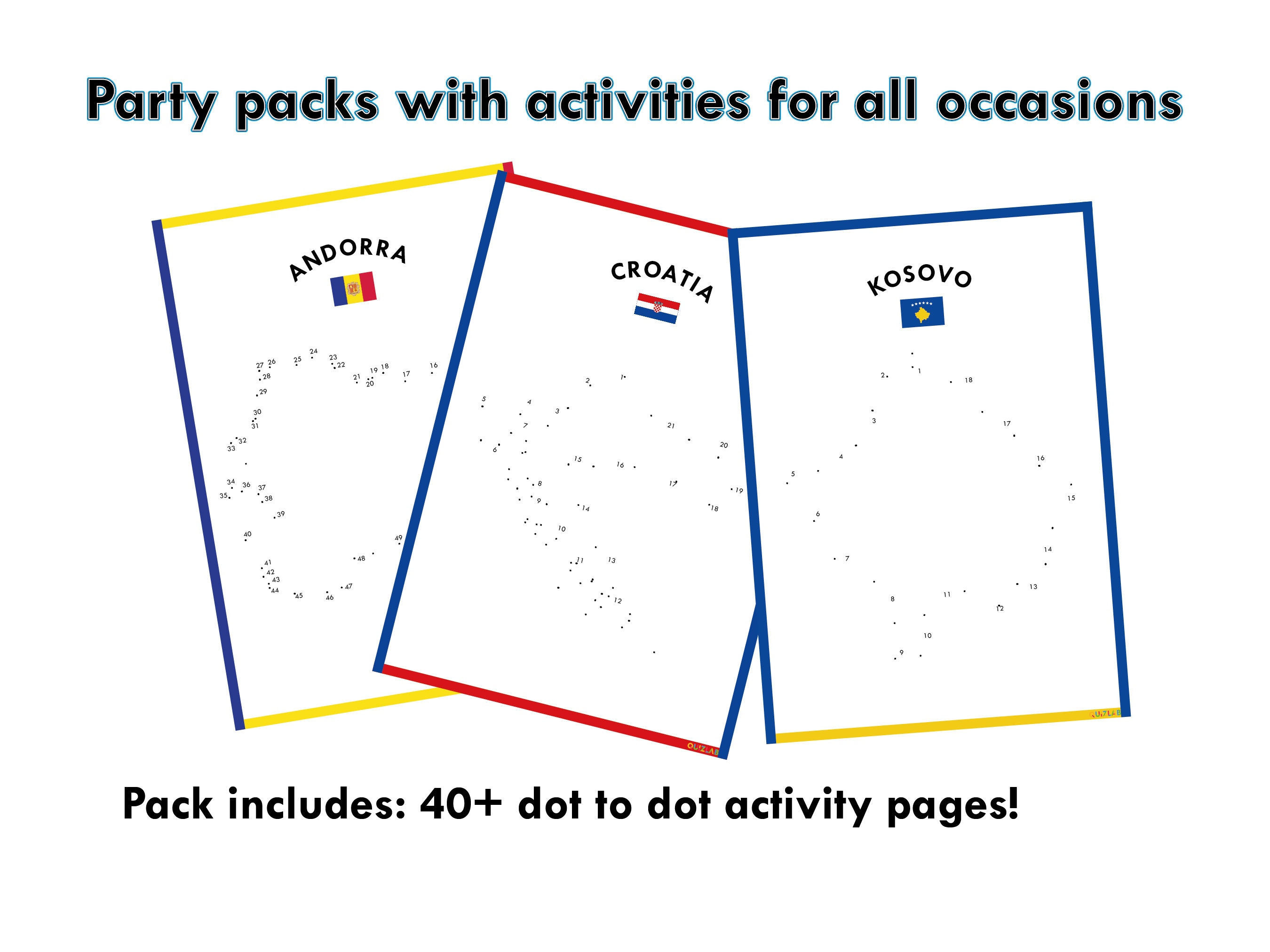 Europe Dot to Dot | Fun Europe Sheet Activity | Europe Geography Sheets ...