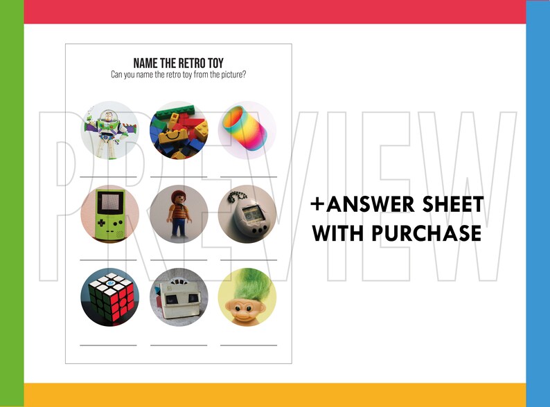 Retro Toy Picture Game | Name the Old Toys | Family Quiz | Throwback ...