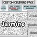 Printable Custom Name Coloring Page for Kids, Personalized Name ...