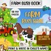 Personalized Farm Busy Book Learning Binder Preschool Busy Quiet Book ...