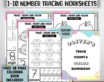 Number Tracing Worksheets, Traceable Numbers, Preschool Worksheets, 0 ...