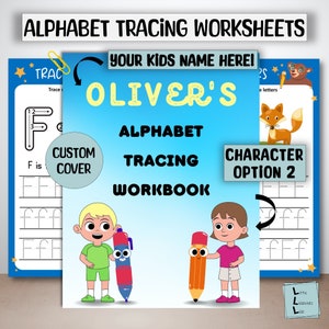 Alphabet Tracing Sheets, ABC Tracing, Letter Tracing, Handwriting ...