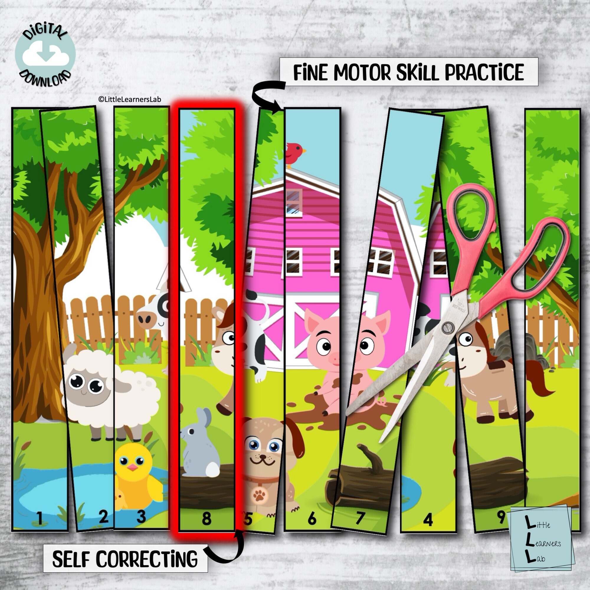 Skip Counting Puzzle, Montessori Math Printable, Kindergarten 1st Grade ...