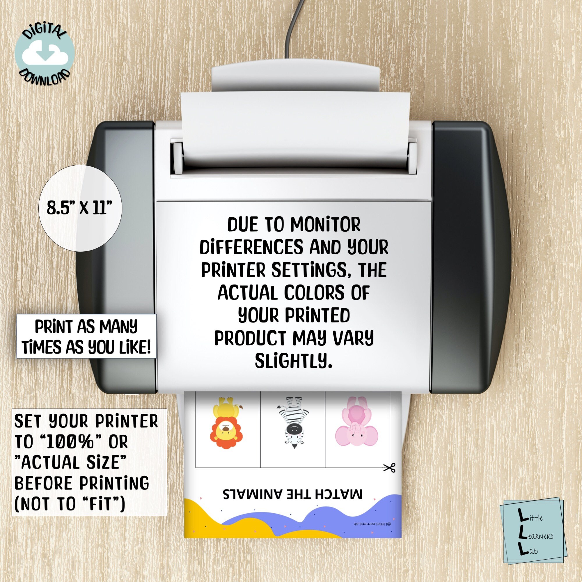 Printable Matching Worksheets, Color Matching Game, Busy Book Printable ...