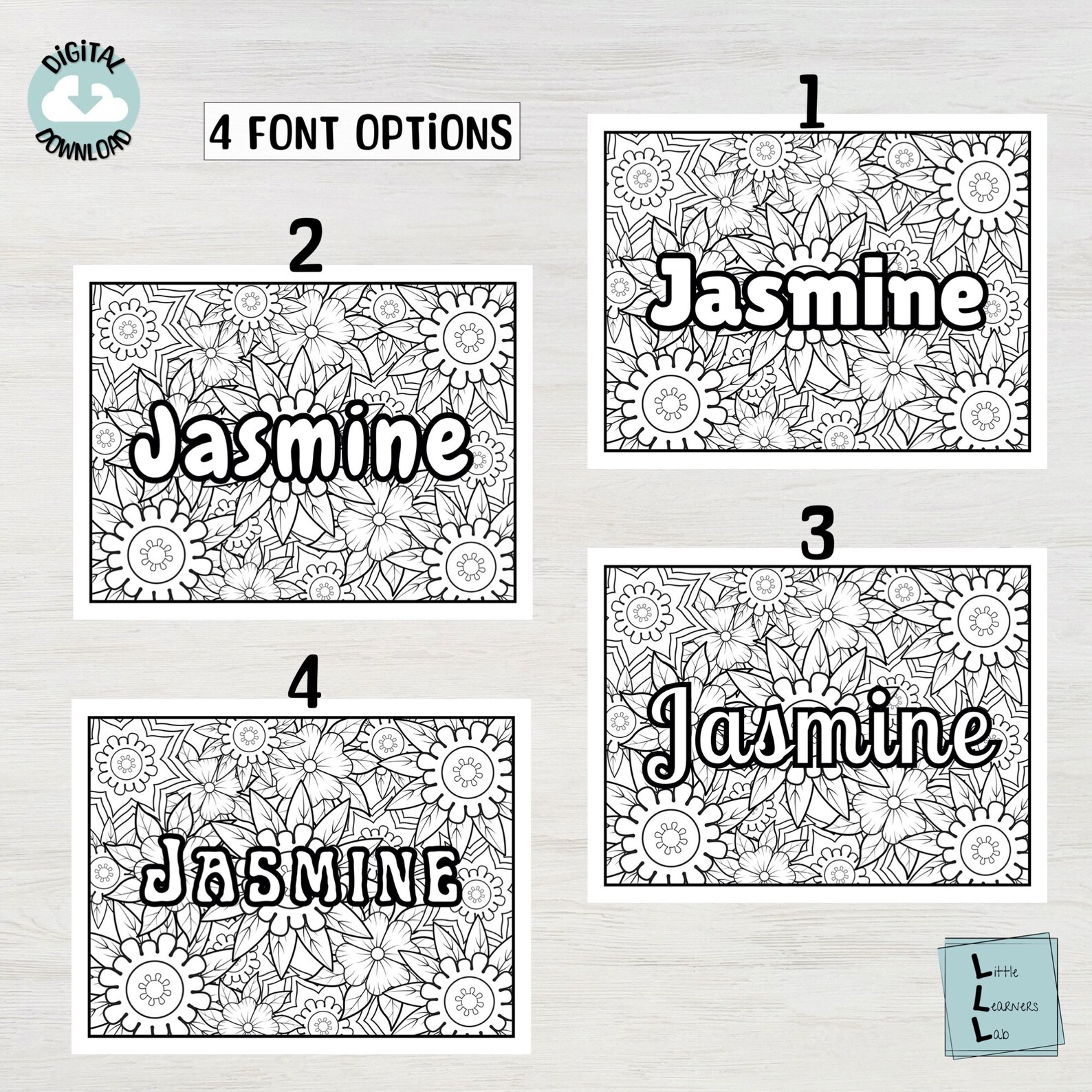 Printable Custom Name Coloring Page for Kids, Custom Name Coloring Page ...