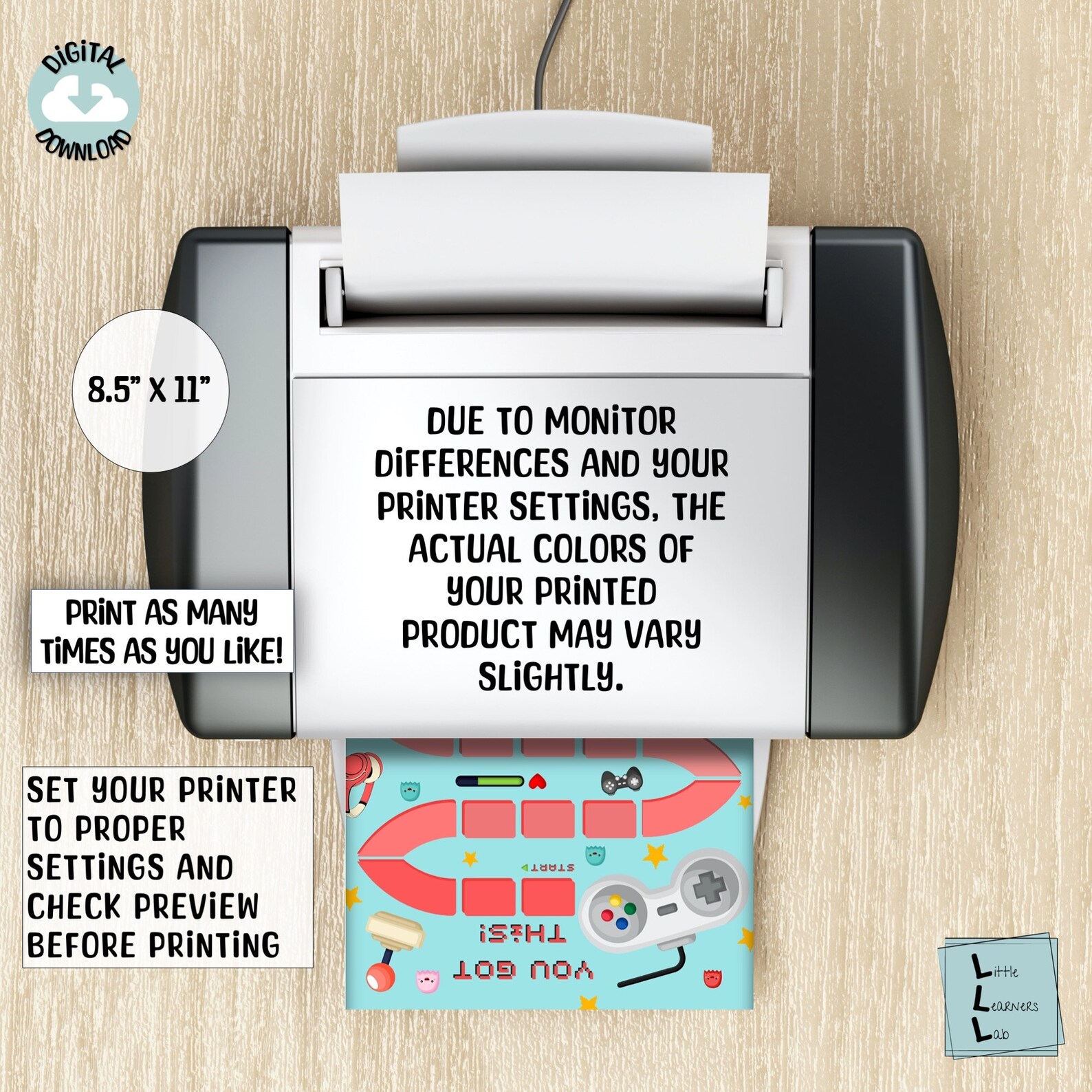 Printable Video Game Reward Chart, Gamer Behavior Chart, Kids Daily ...