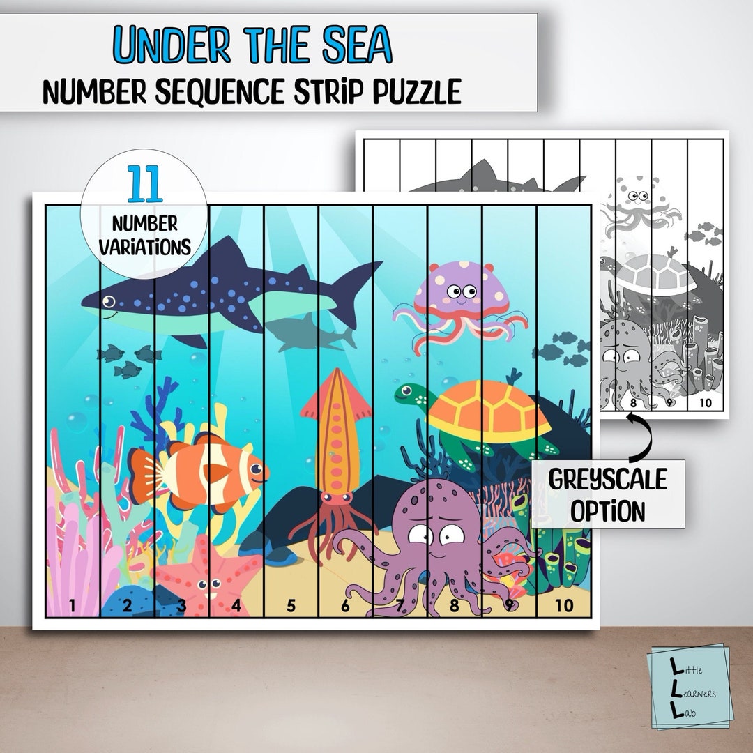 Skip Counting Puzzle, Montessori Math Printable, Kindergarten 1st Grade ...