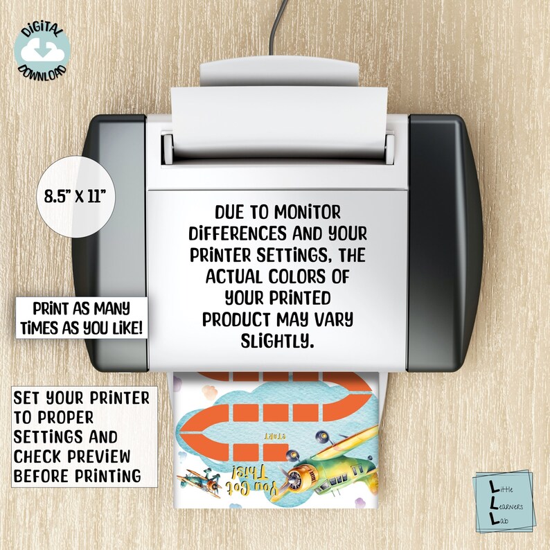 Airplane Reward Chart, Printable Aviation Behavior Tracker, Kids Daily ...