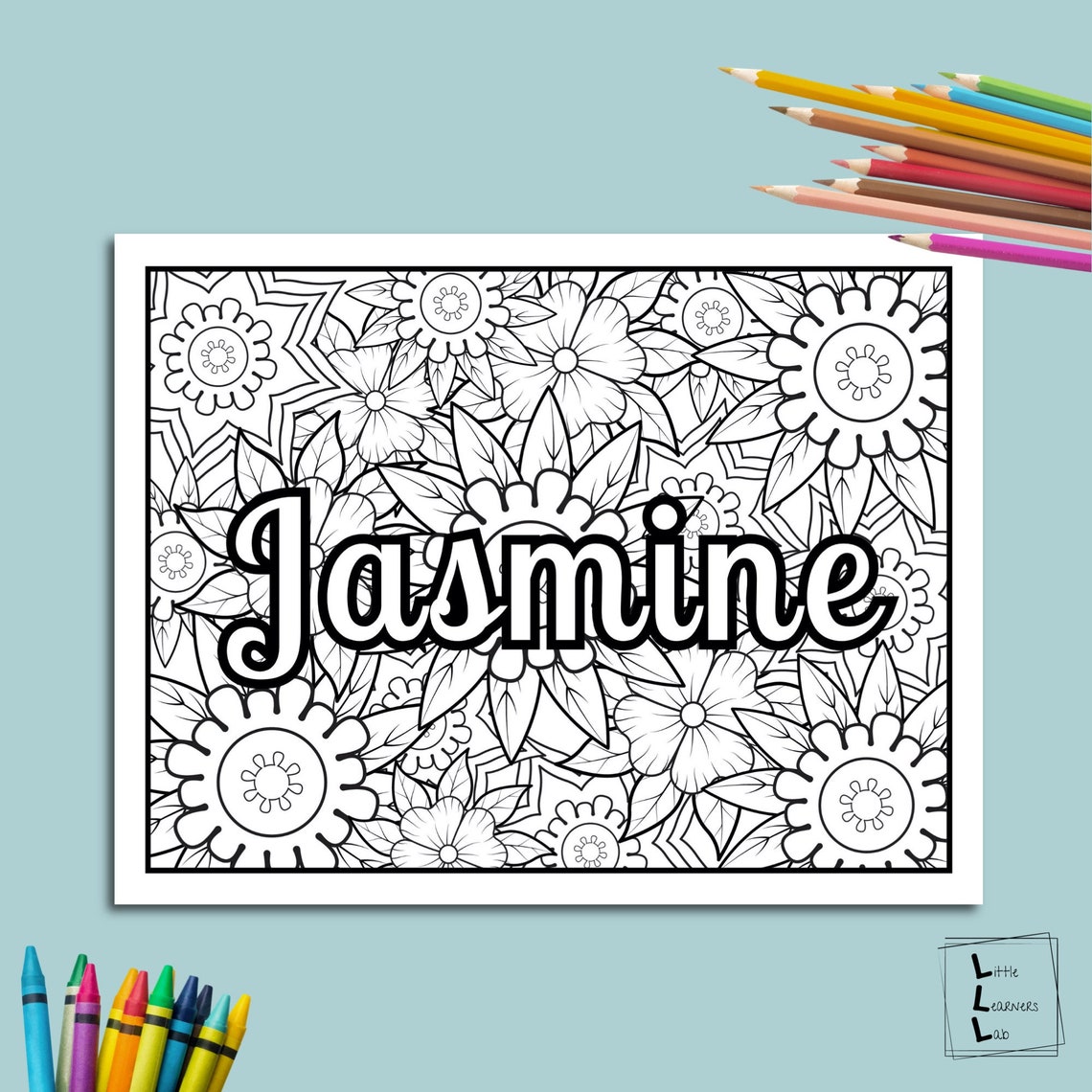 Printable Custom Name Coloring Page for Kids, Custom Name Coloring Page ...