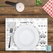 Printable Spaghetti Coloring Placemat, Pasta Party, Personalized Gift ...