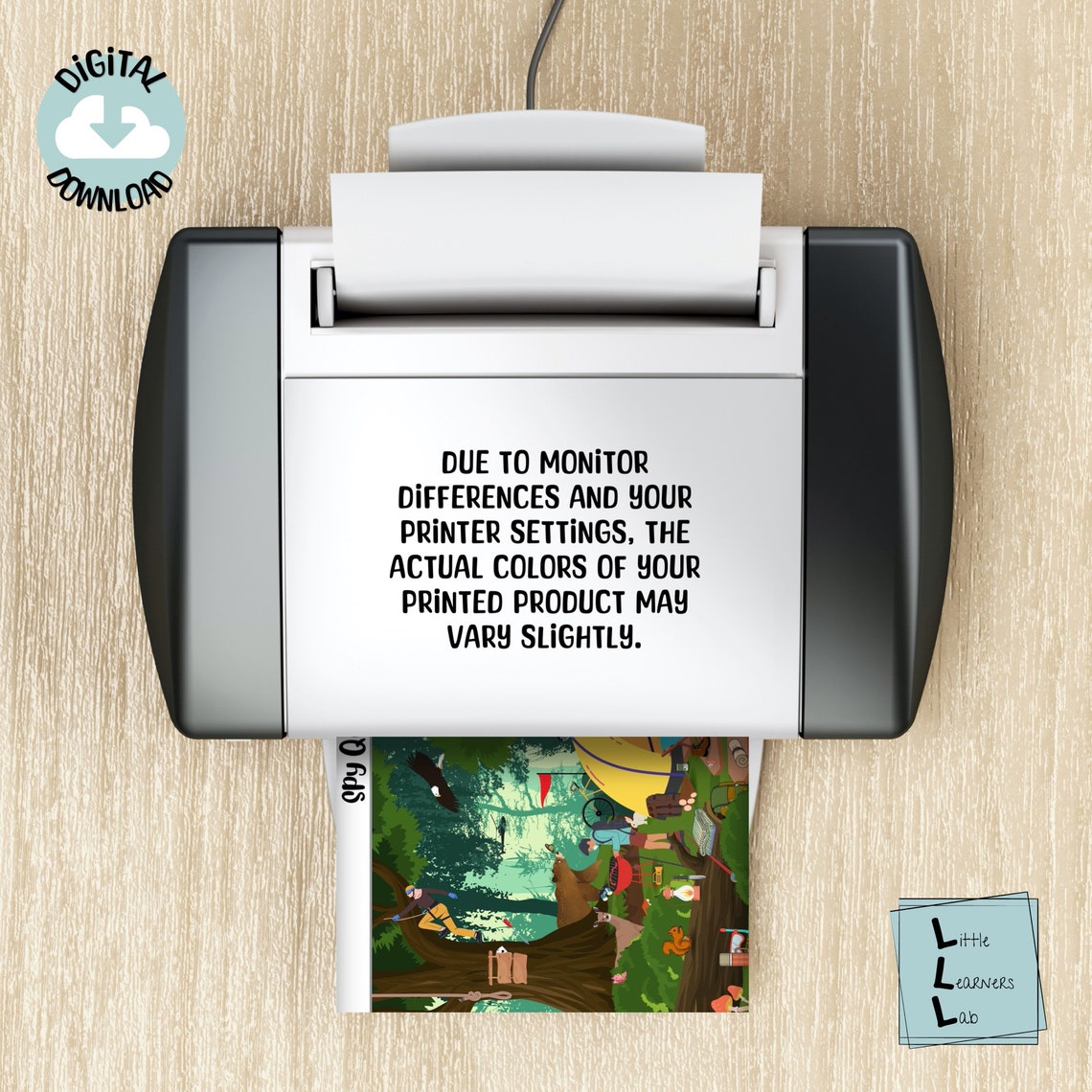 I Spy Summer Activity for Kids, Look and Find Game, Pre-k Printable ...