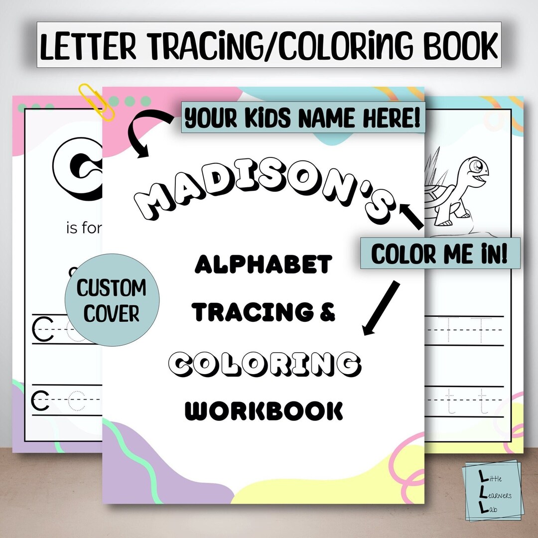 26 Printable Trace the Alphabet Worksheets. ABC Handwriting - Etsy
