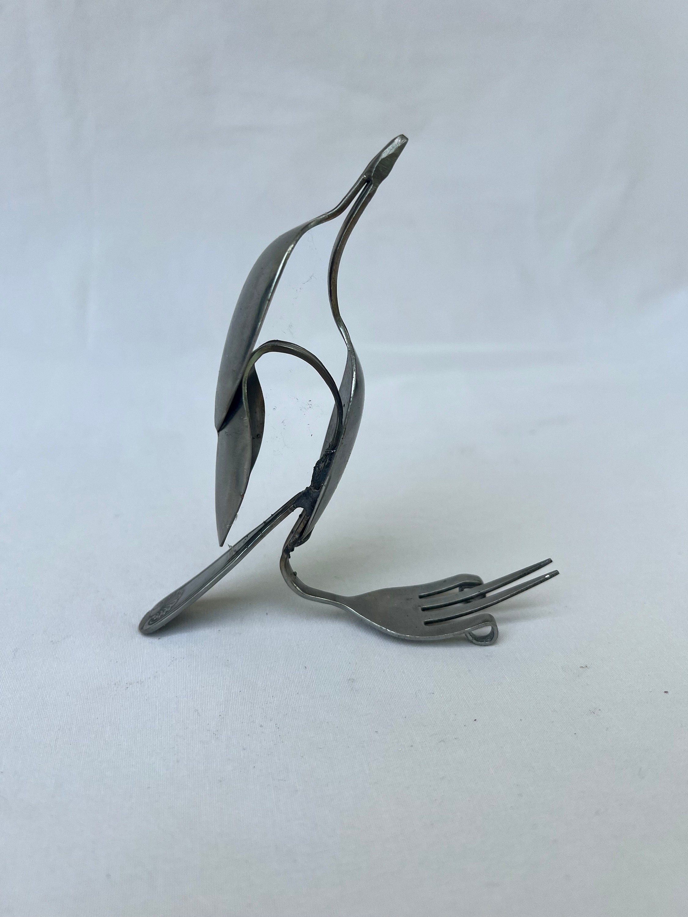 Welded Spoon Bird, Welded Spoon Hummingbird, Metal Sculpture, Garden ...