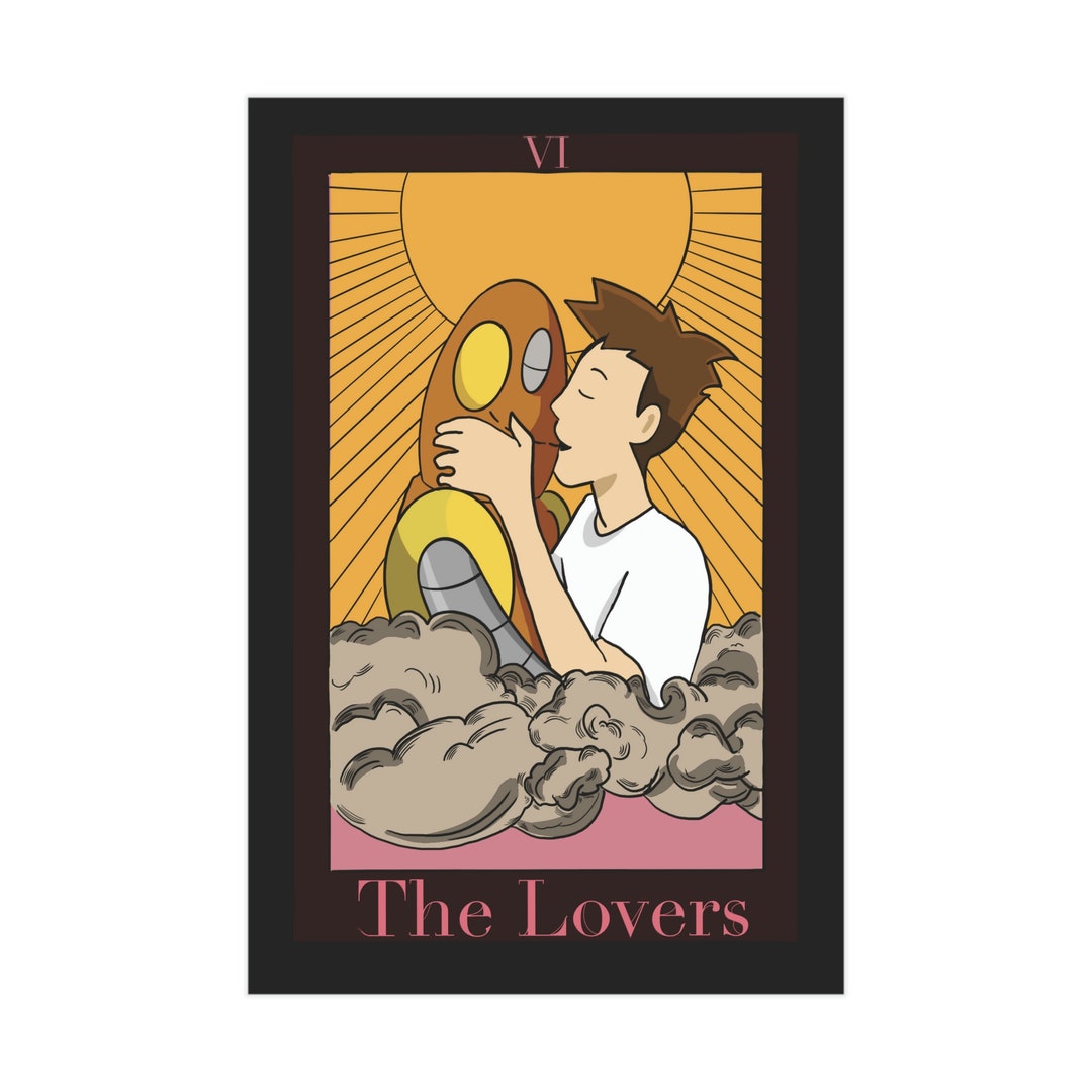 Tim and Moby Gay Pride Tarot Card Poster - Etsy