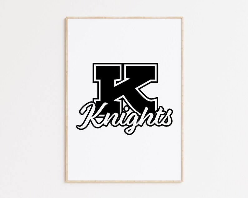Knight Mascot SVG: School Spirit Design (digital Files) - Etsy