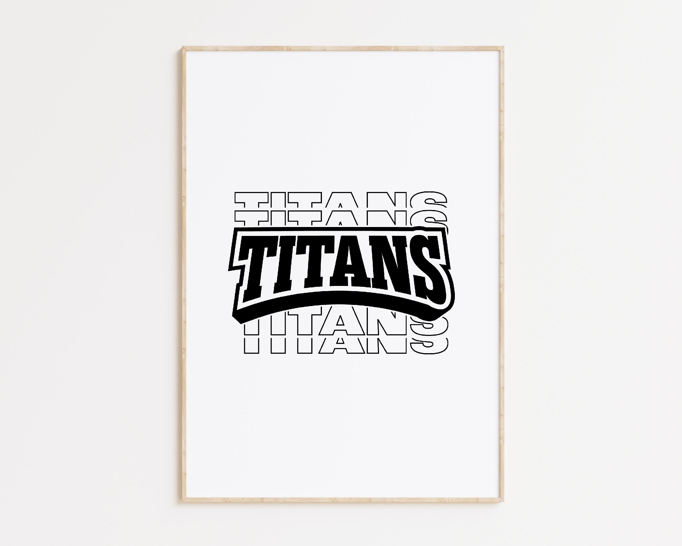 Titans Text SVG, Titan Shirts, Titan Mascot SVG, Titans Clipart, Titans ...