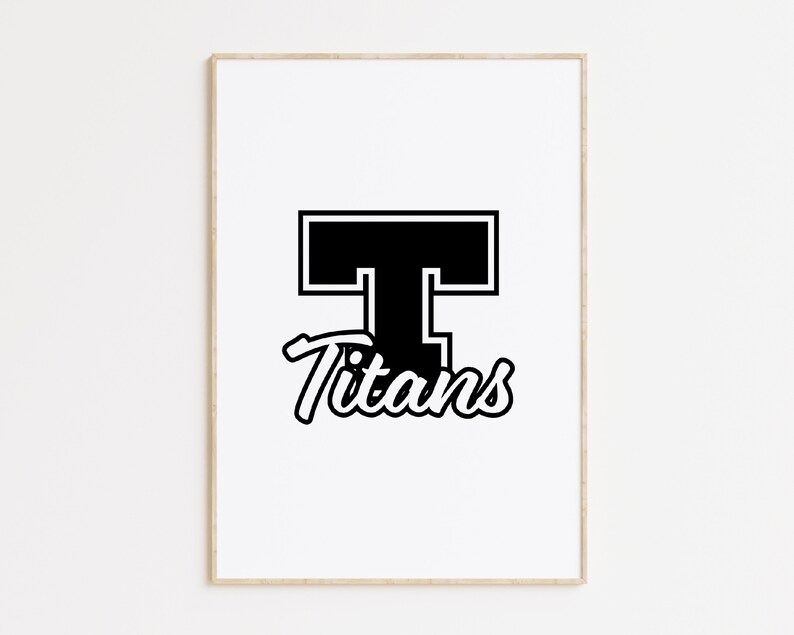 Titan Mascot SVG: Football School Spirit Design (digital File) - Etsy